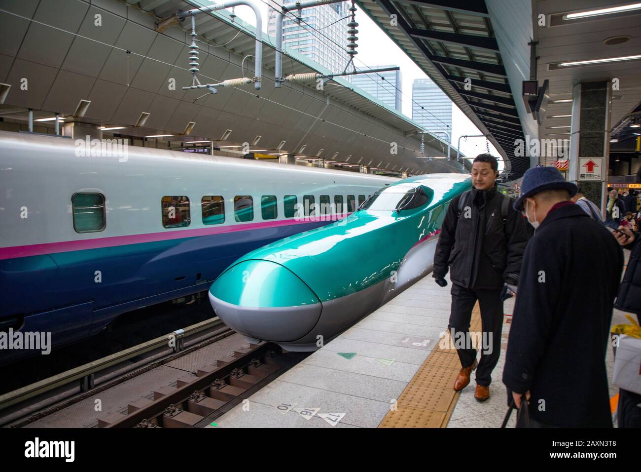 Tokyo Train Station, Bullet Train, Tokyo, Japan Stock Photo - Alamy
