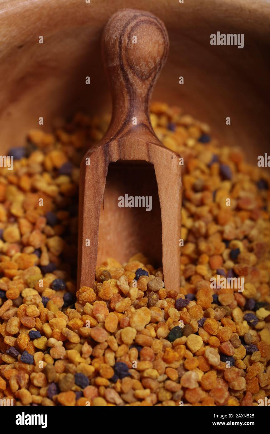 Pollen Propolis grains food Stock Photo - Alamy