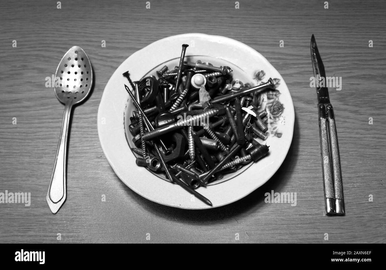 Bolt food symbol hi-res stock photography and images - Alamy