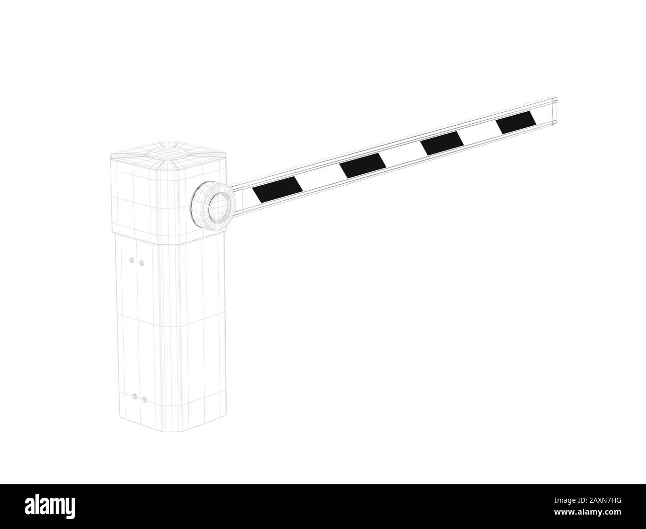 Wireframe car road Cut Out Stock Images & Pictures - Alamy