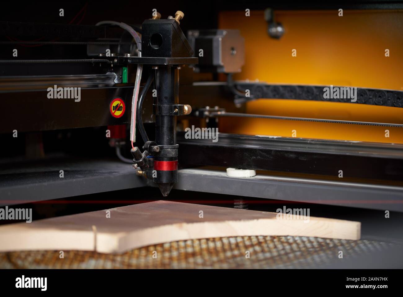 Laser engraver wood engraving drawing hi-res stock photography and ...