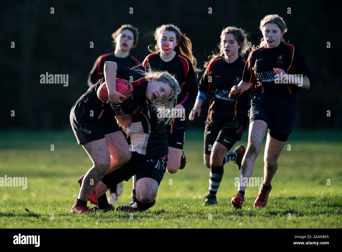 Yeovil RFC under 15 girls vs Chard RFC under 15 girls, Sunday, 19 ...