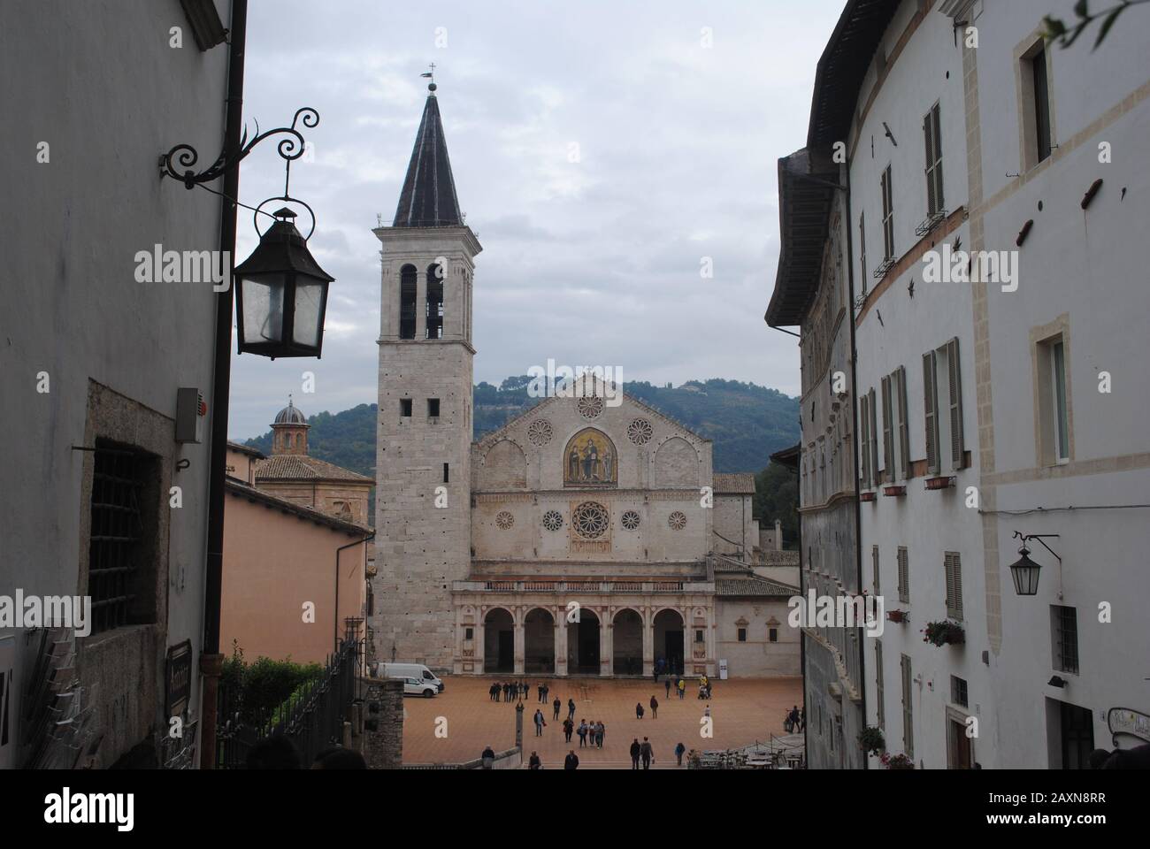The main church in Spoleto Stock Photo - Alamy