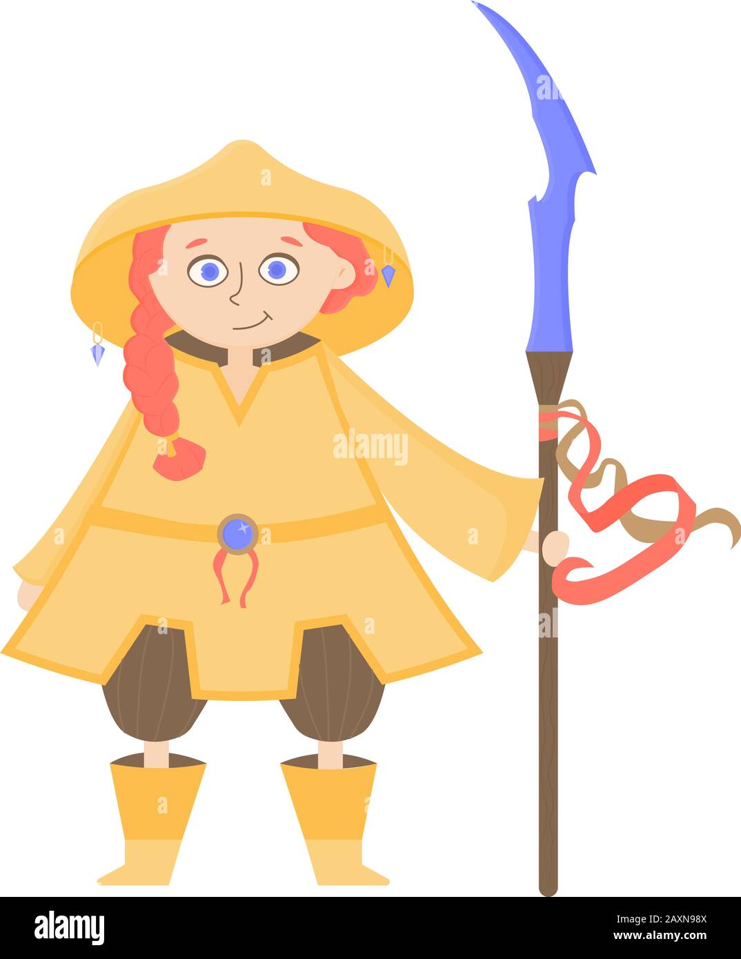 Cute friendly character gnome magician Stock Vector Image & Art - Alamy