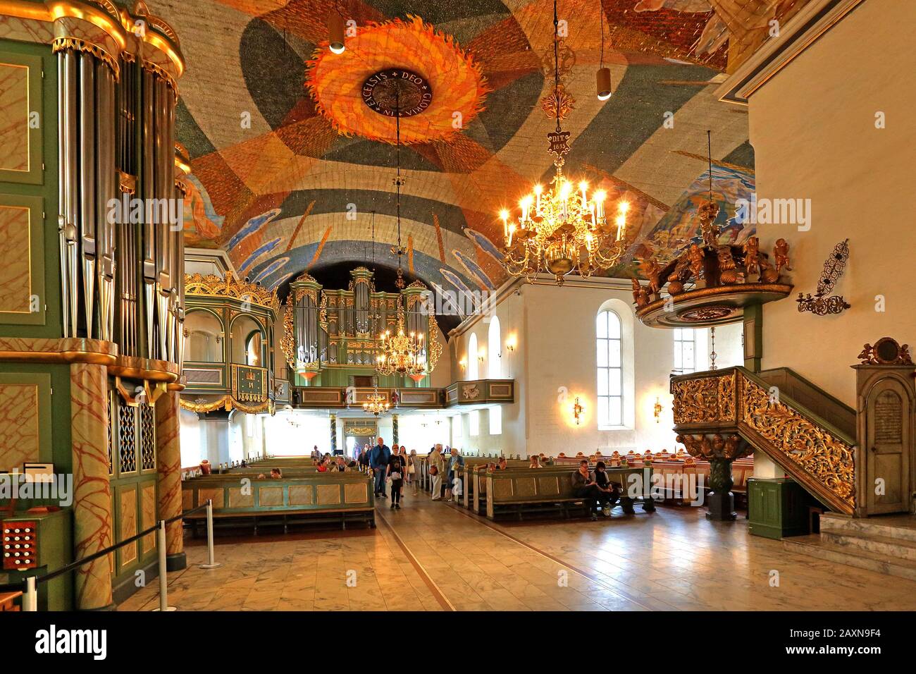 Inside the cathedral, Domkirke, Oslo, Norway Stock Photo - Alamy