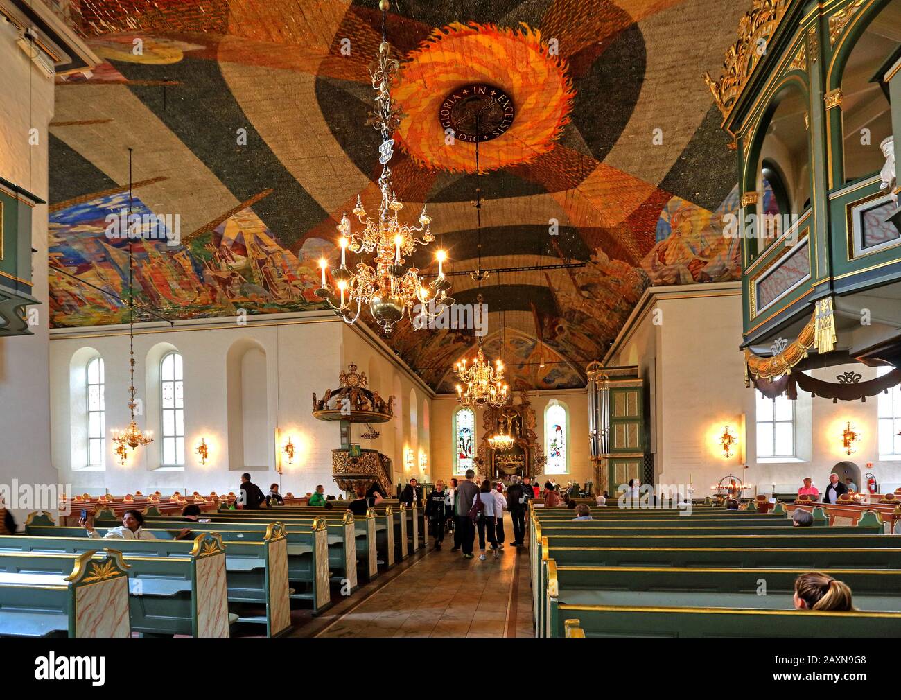 Inside the cathedral, Domkirke, Oslo, Norway Stock Photo - Alamy