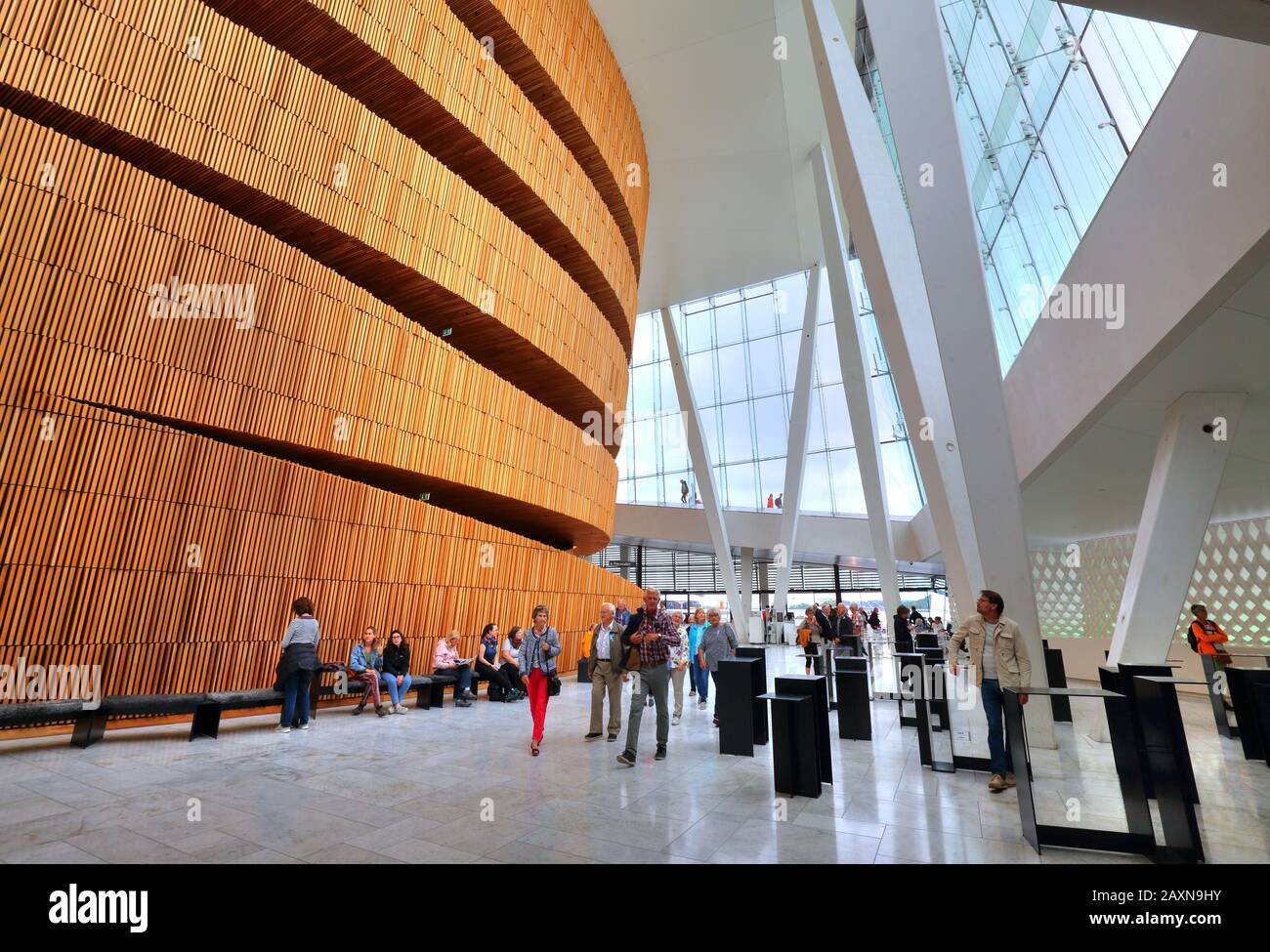 Entrance hall of the opera-house, Oslo, Norway Stock Photo - Alamy