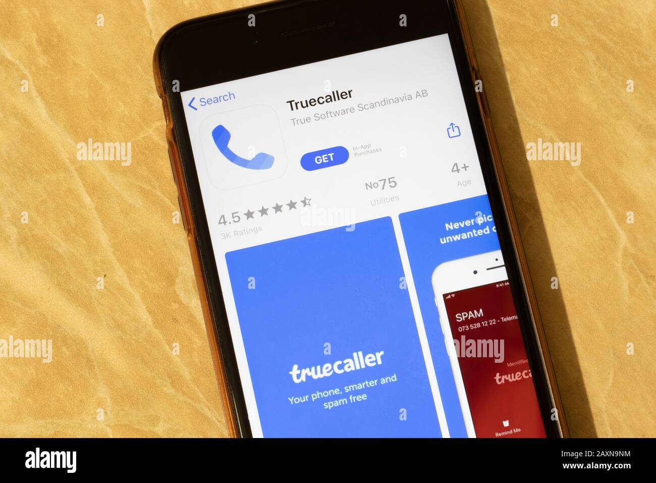 Truecaller logo hi-res stock photography and images - Alamy
