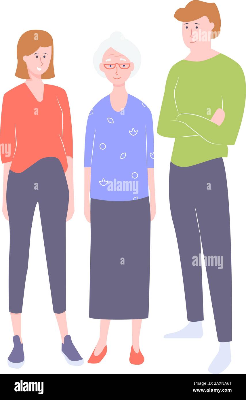 A group of characters relatives Stock Vector Image & Art - Alamy