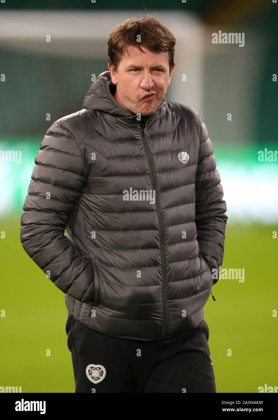 Hearts manager daniel stendel on pitch hi-res stock photography and ...