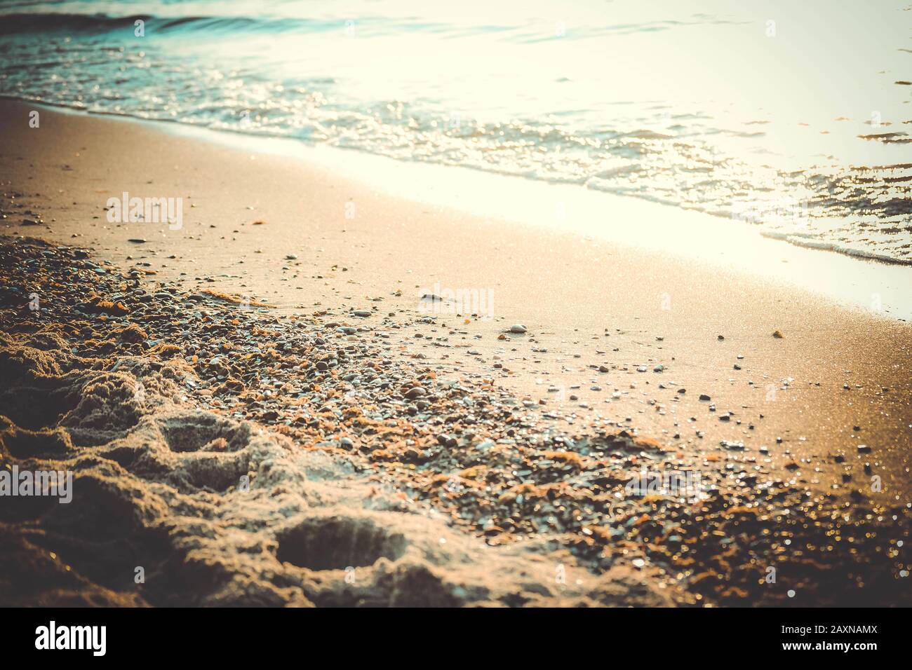 Sand beach sun beam hi-res stock photography and images - Alamy