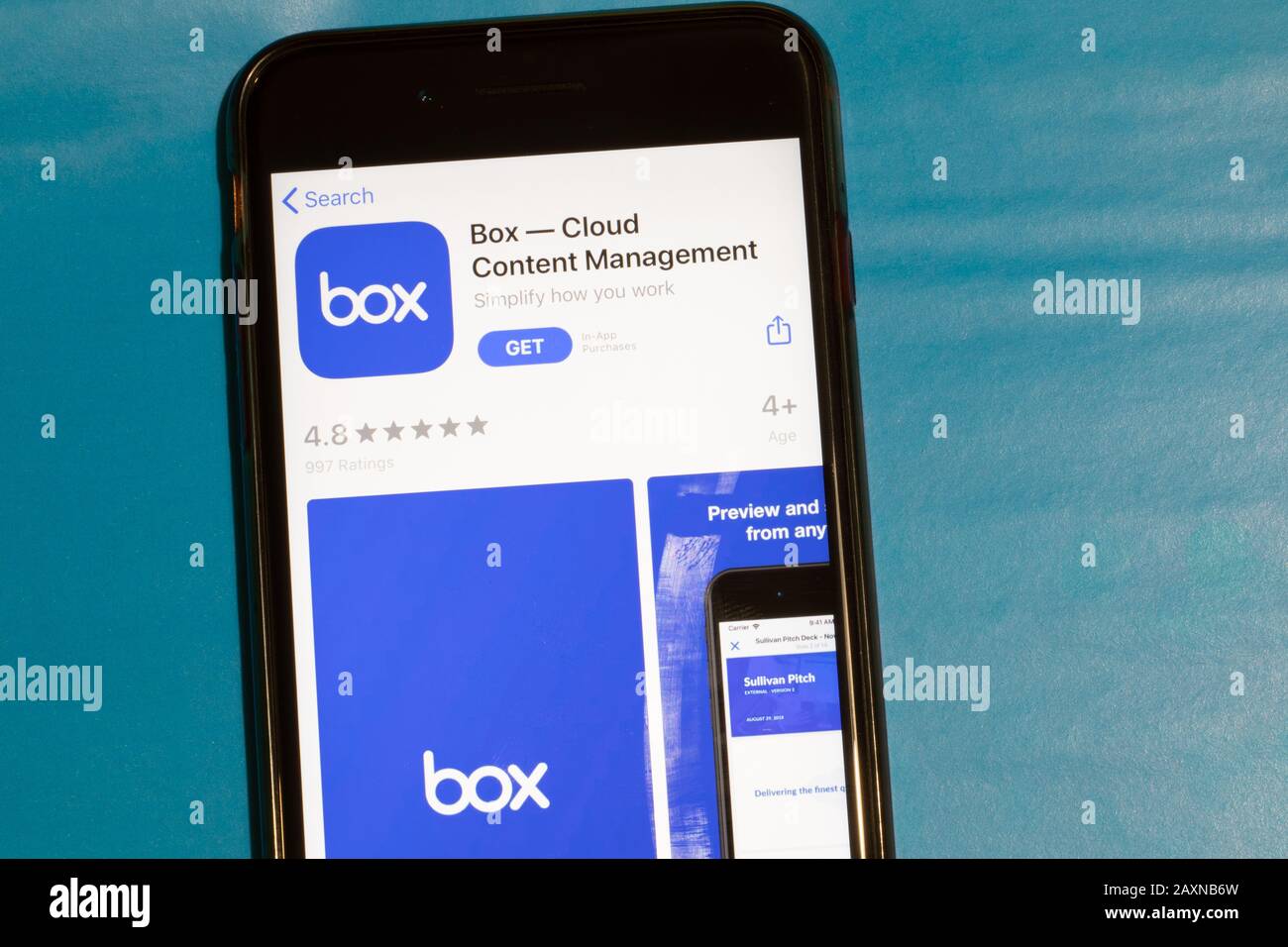 Los Angeles, California, USA - 12 February 2020: Box Cloud Content ...