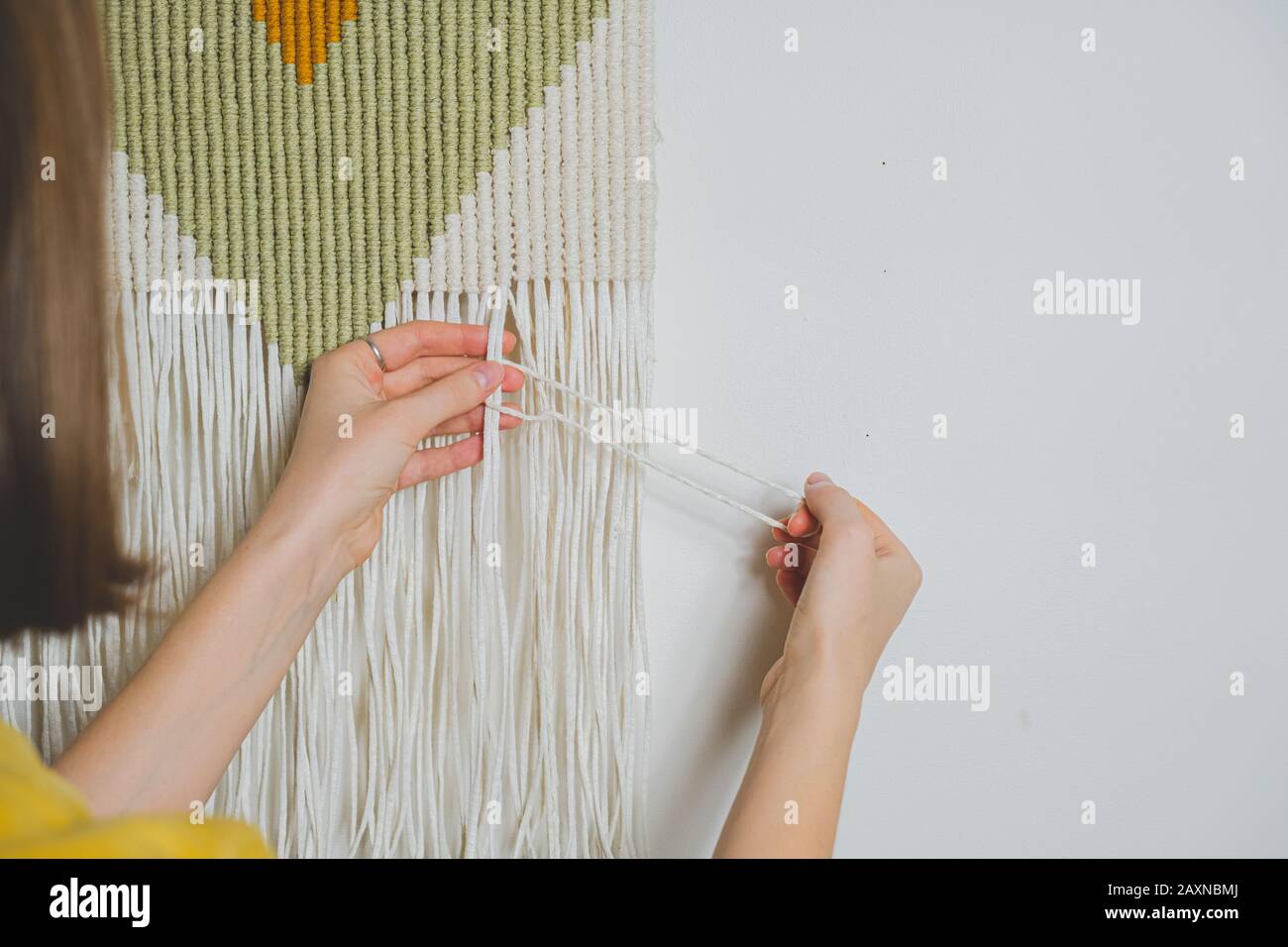 Macrame objects hi-res stock photography and images - Alamy