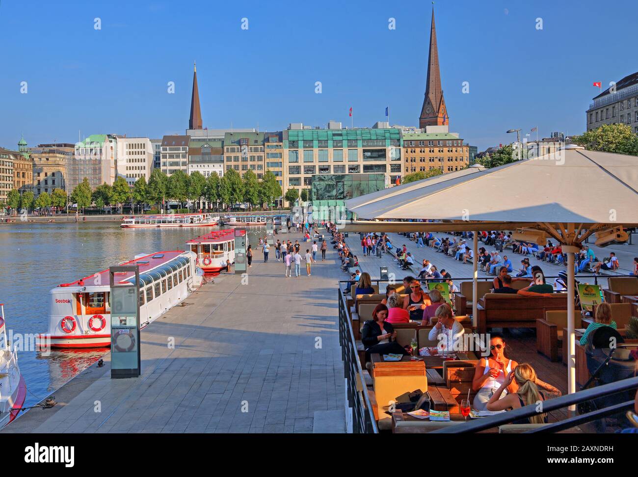 Alster pavilion hi-res stock photography and images - Alamy