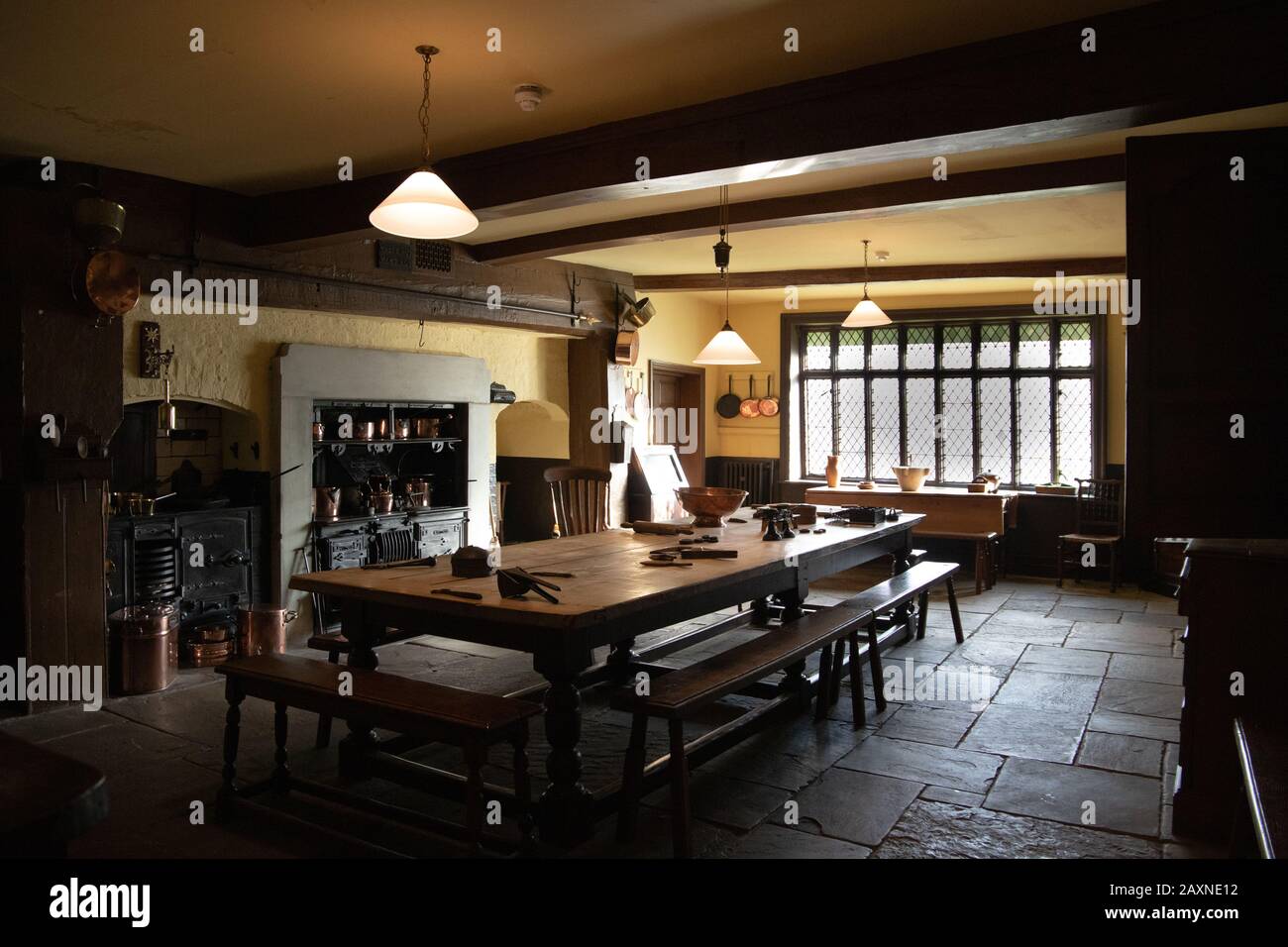 Bramall Hall Inside and Out Stock Photo - Alamy