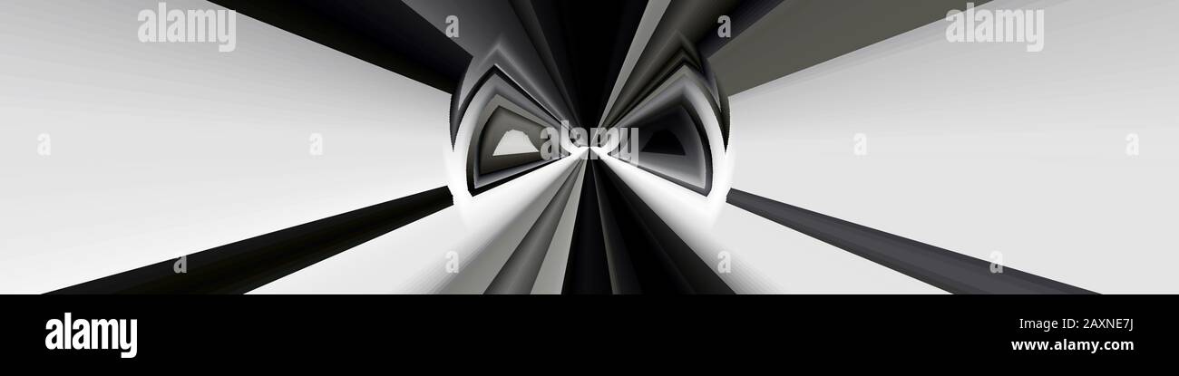 Digital art, high resolution panoramic abstract 3D objects, Germany ...