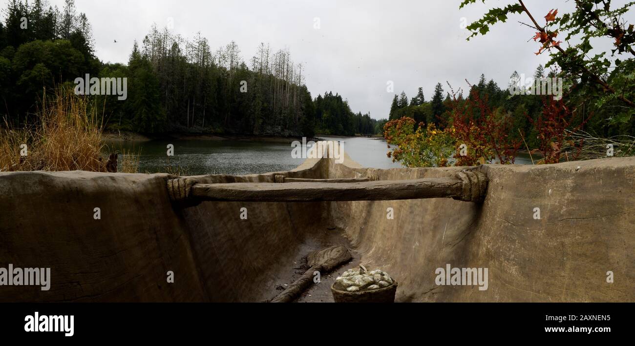 Inside Canoe going Down River Stock Photo - Alamy