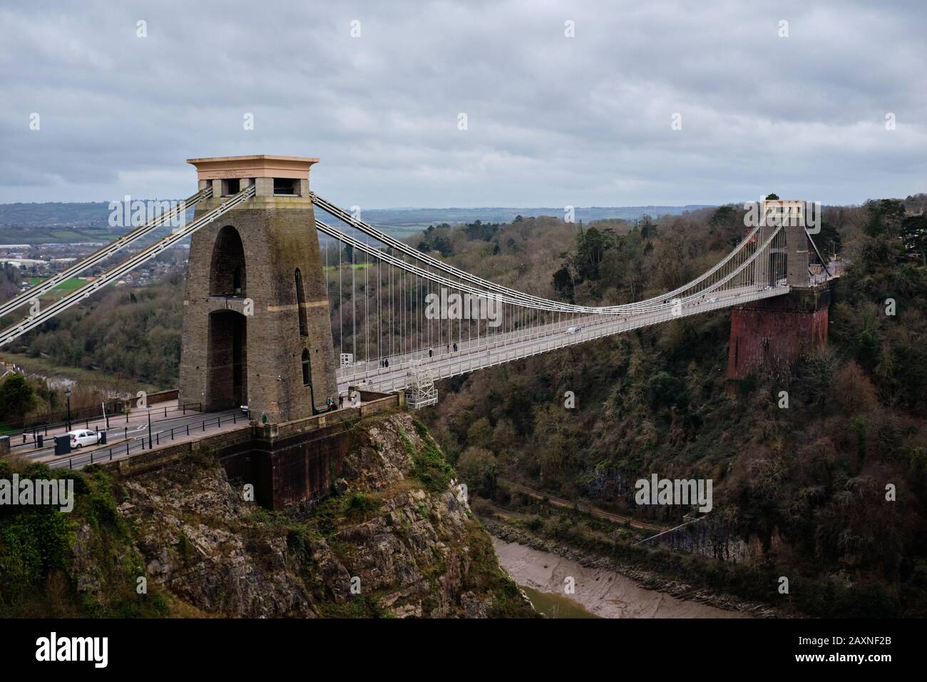 The Clifton Suspension Bridge is a suspension bridge spanning the Avon ...