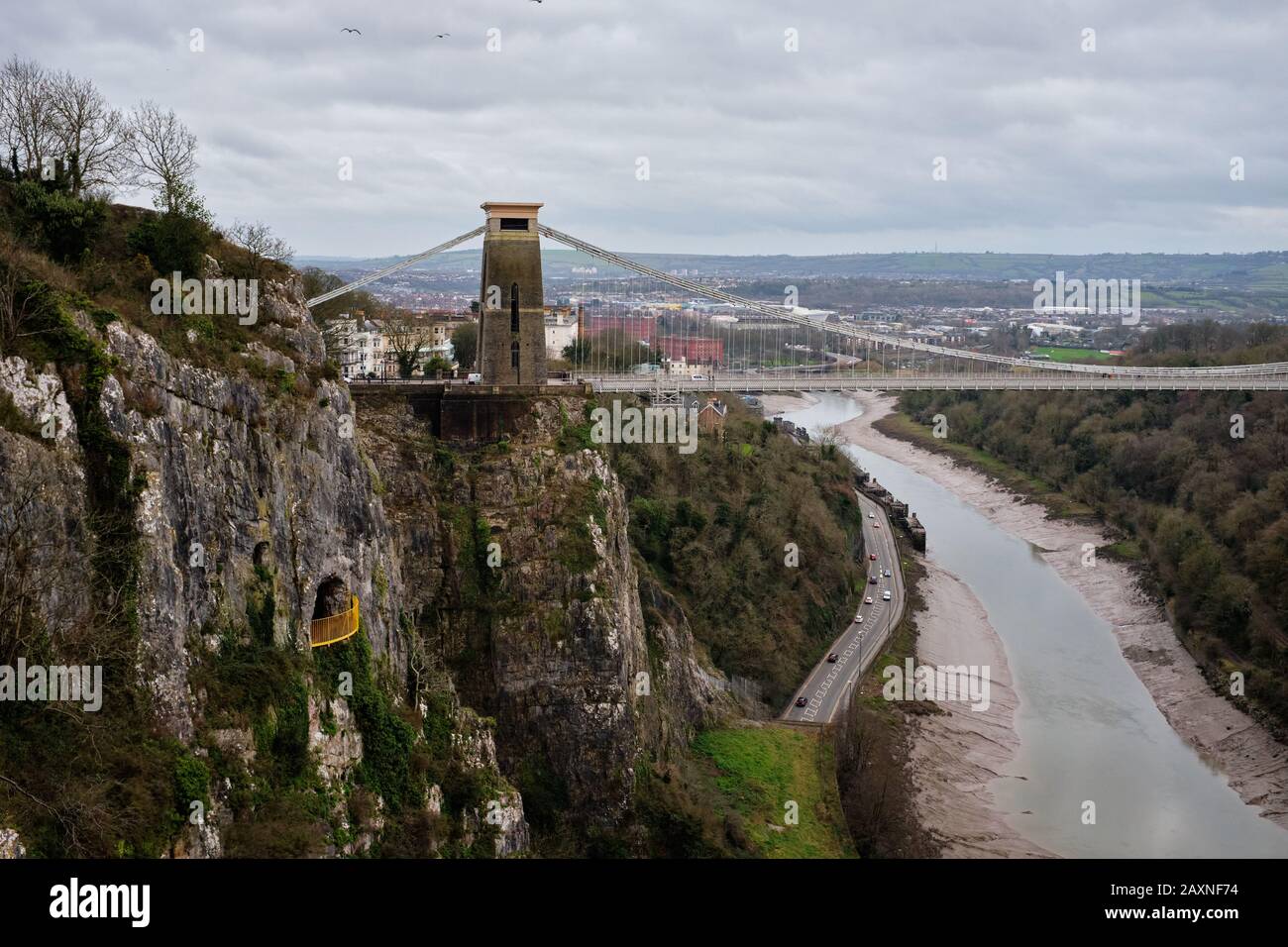 The Clifton Suspension Bridge is a suspension bridge spanning the Avon ...