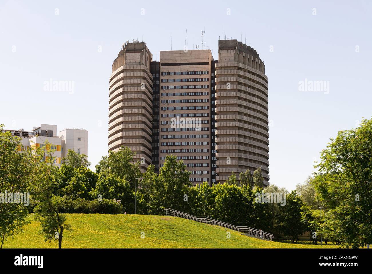 Moscow, Russia - May 21. 2018. Russian Cancer Research Center named ...