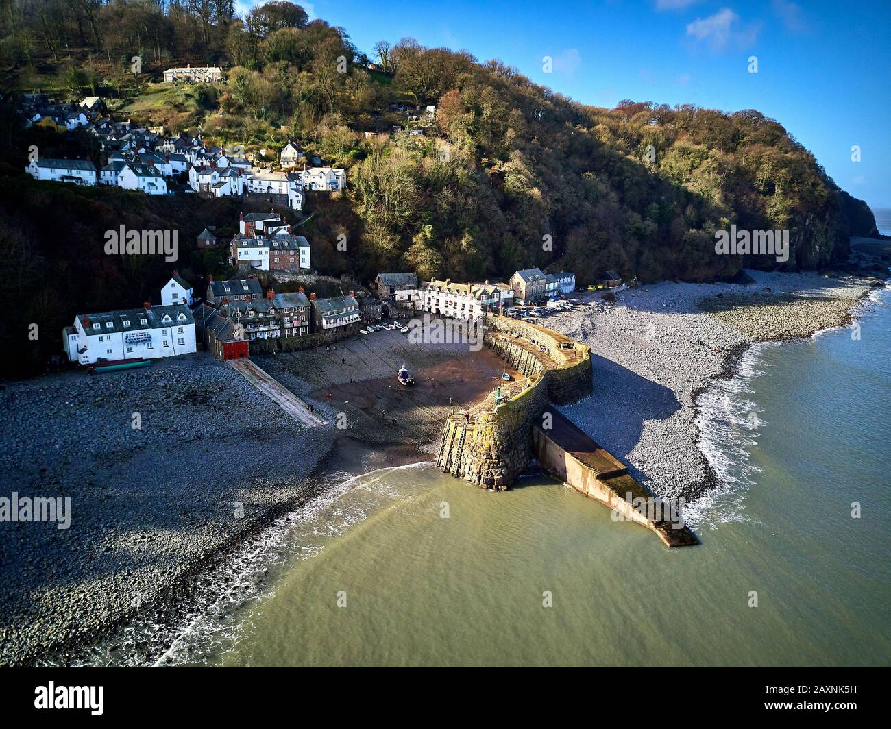 Pictured is Clovelly, a harbour village in the Torridge district of ...