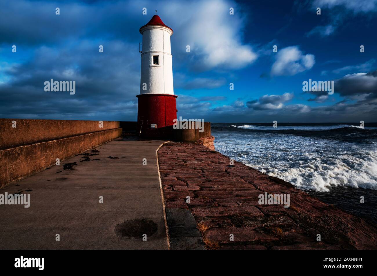 Beach impression, Spittal Beach, Berwick, England Stock Photo - Alamy
