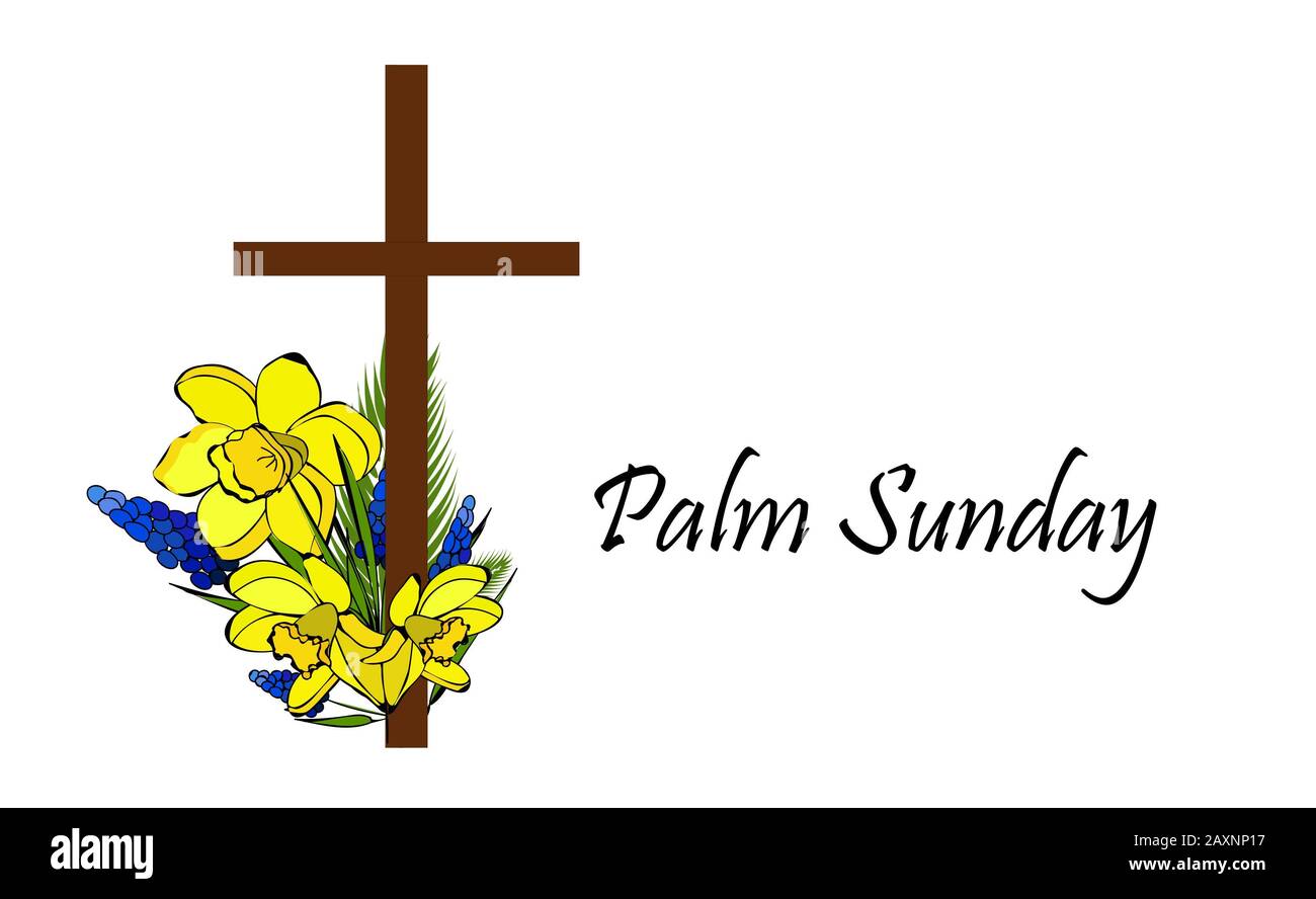 Holy week banner palm hi-res stock photography and images - Alamy