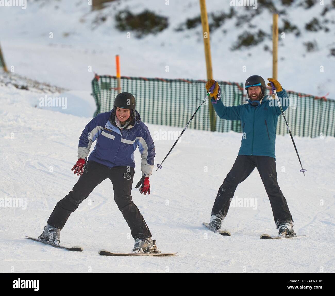 Cairngorm Mountain Ski, Aviemore, Highlands, UK. 12th Feb, 2020. UK ...