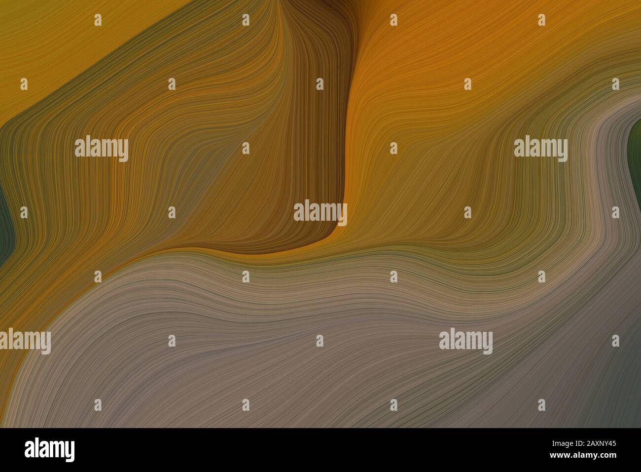 artistic wave lines with abstract waves illustration with brown, pastel ...