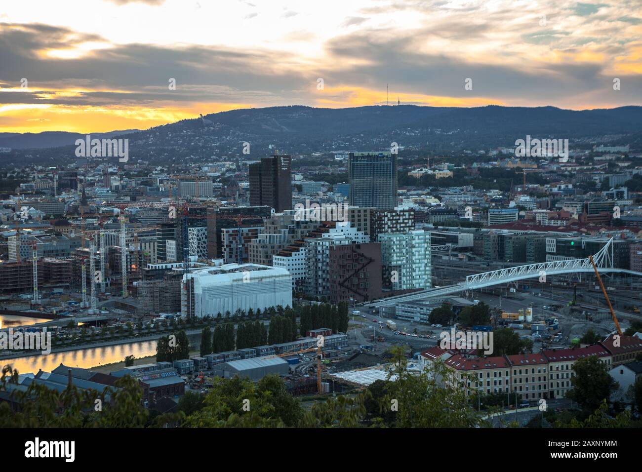 Oslo city center cityscape hi-res stock photography and images - Alamy