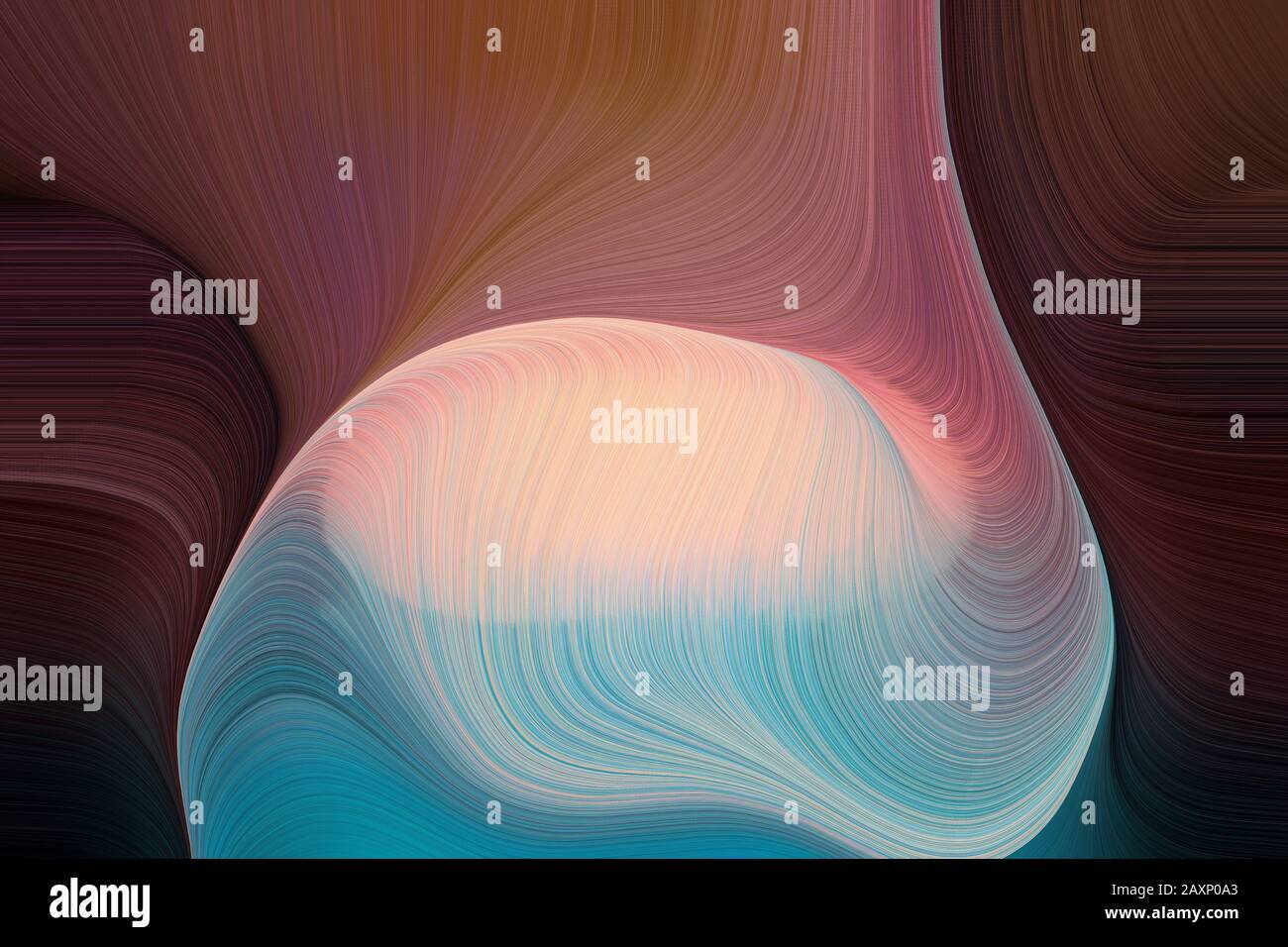 fluid artistic waves with abstract waves illustration with very dark ...