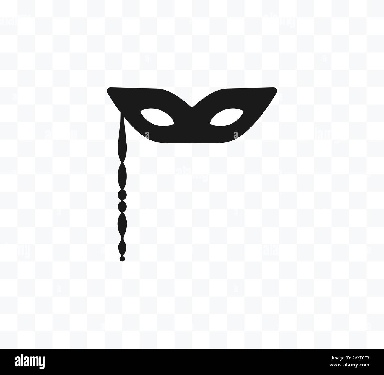 Masquerade Mask icon. Vector illustration, flat design Stock Vector ...