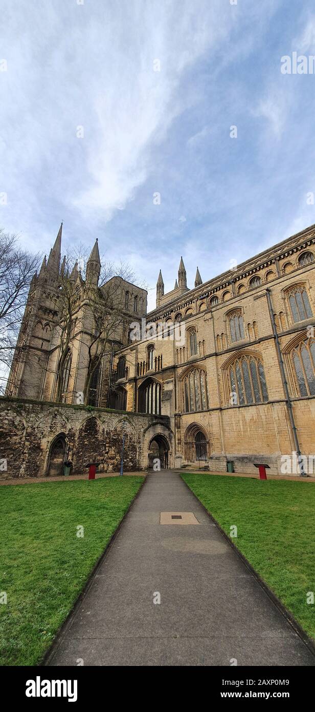 Peterborough Cambridshire, U.K., - January 28, 2020 - lost chapel of ...