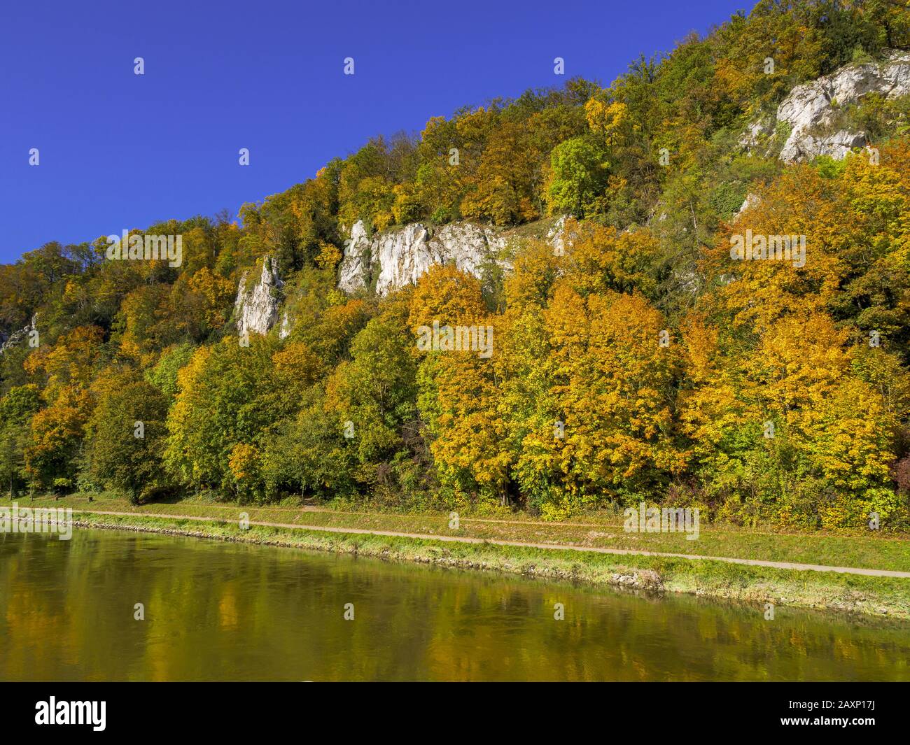 The Danube Valley near Kelheim, Lower Bavaria, Germany Stock Photo - Alamy