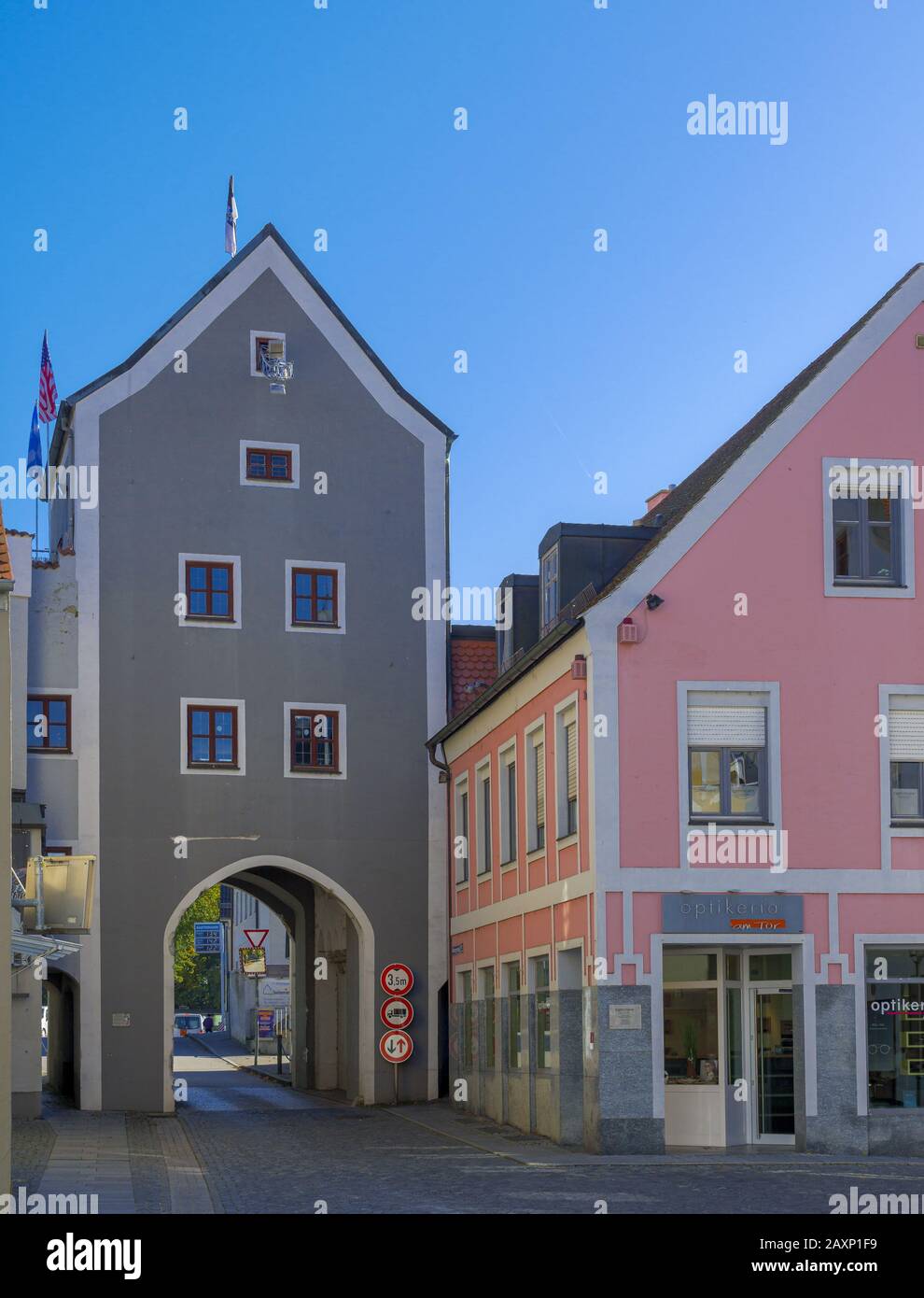 City Gate in Abensberg, Lower Bavaria, Germany Stock Photo - Alamy
