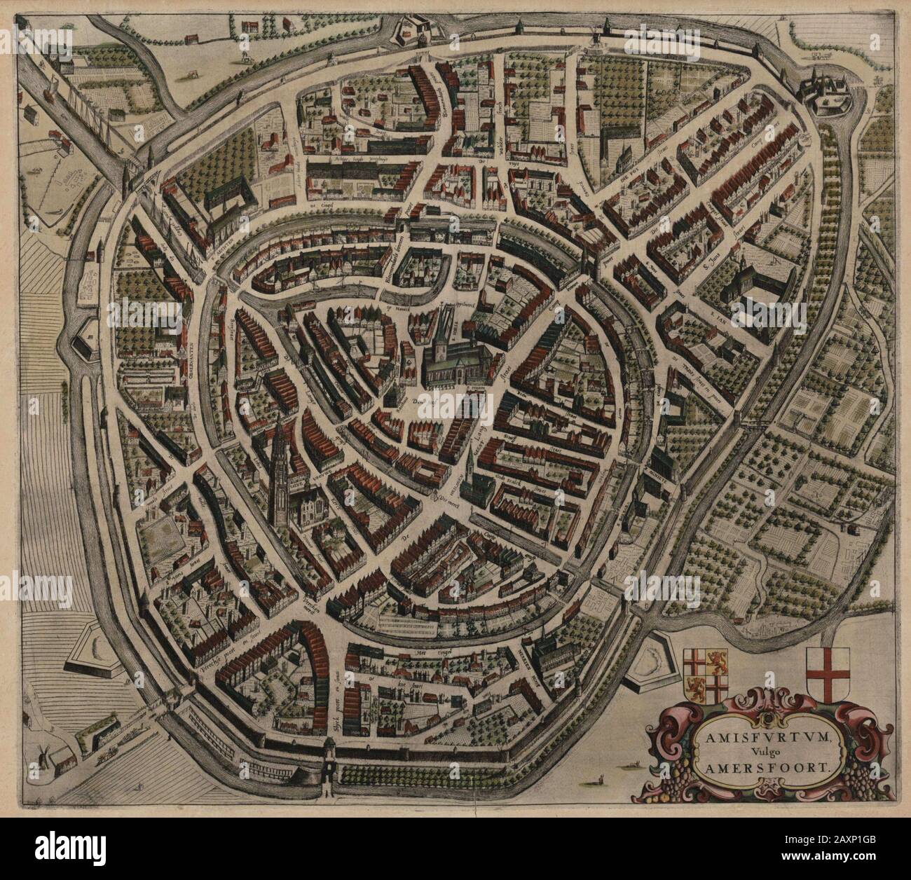 Map of amersfoort hi-res stock photography and images - Alamy