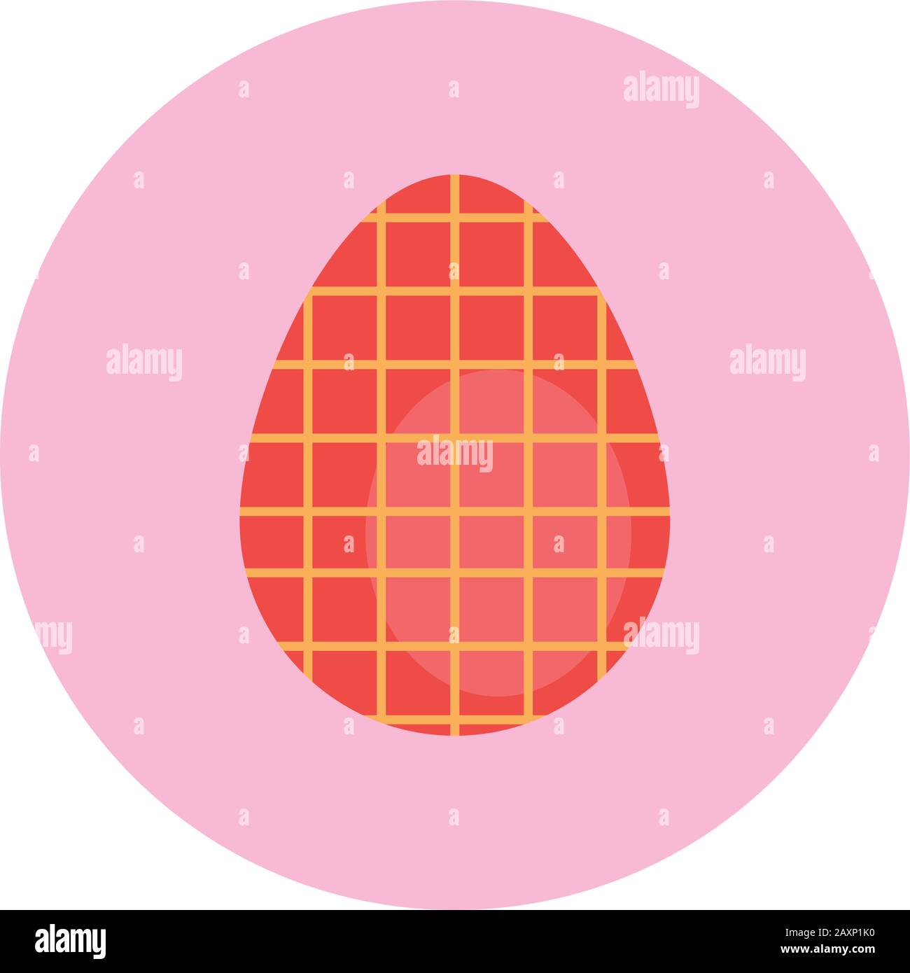 easter egg painted gridded block style Stock Vector Image & Art - Alamy