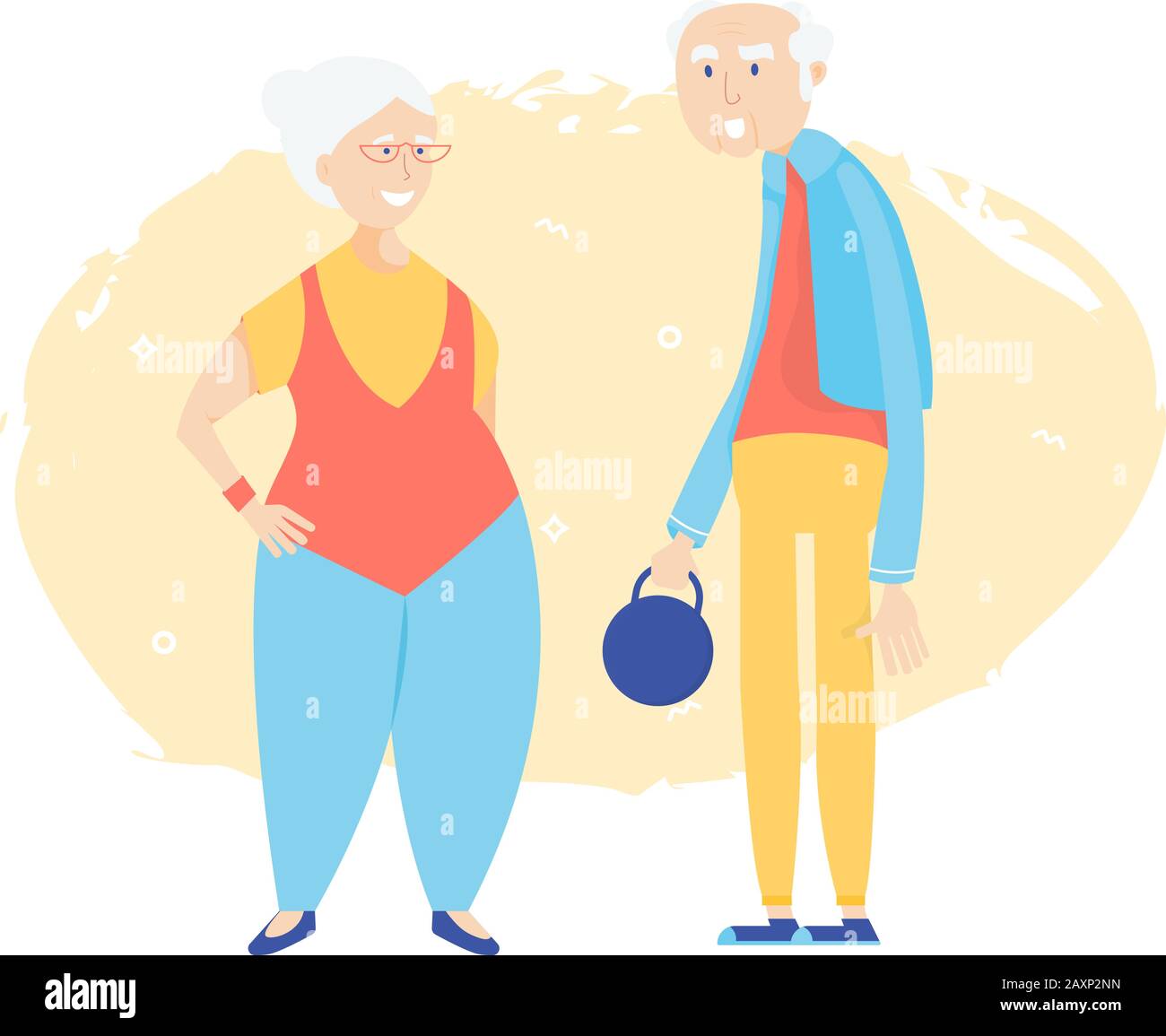 Hunched woman Stock Vector Images - Alamy