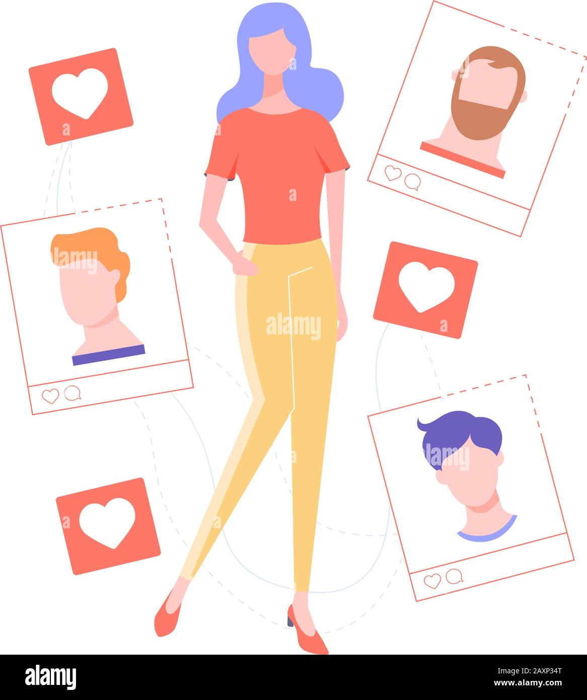 Woman sympathy card Stock Vector Images - Alamy