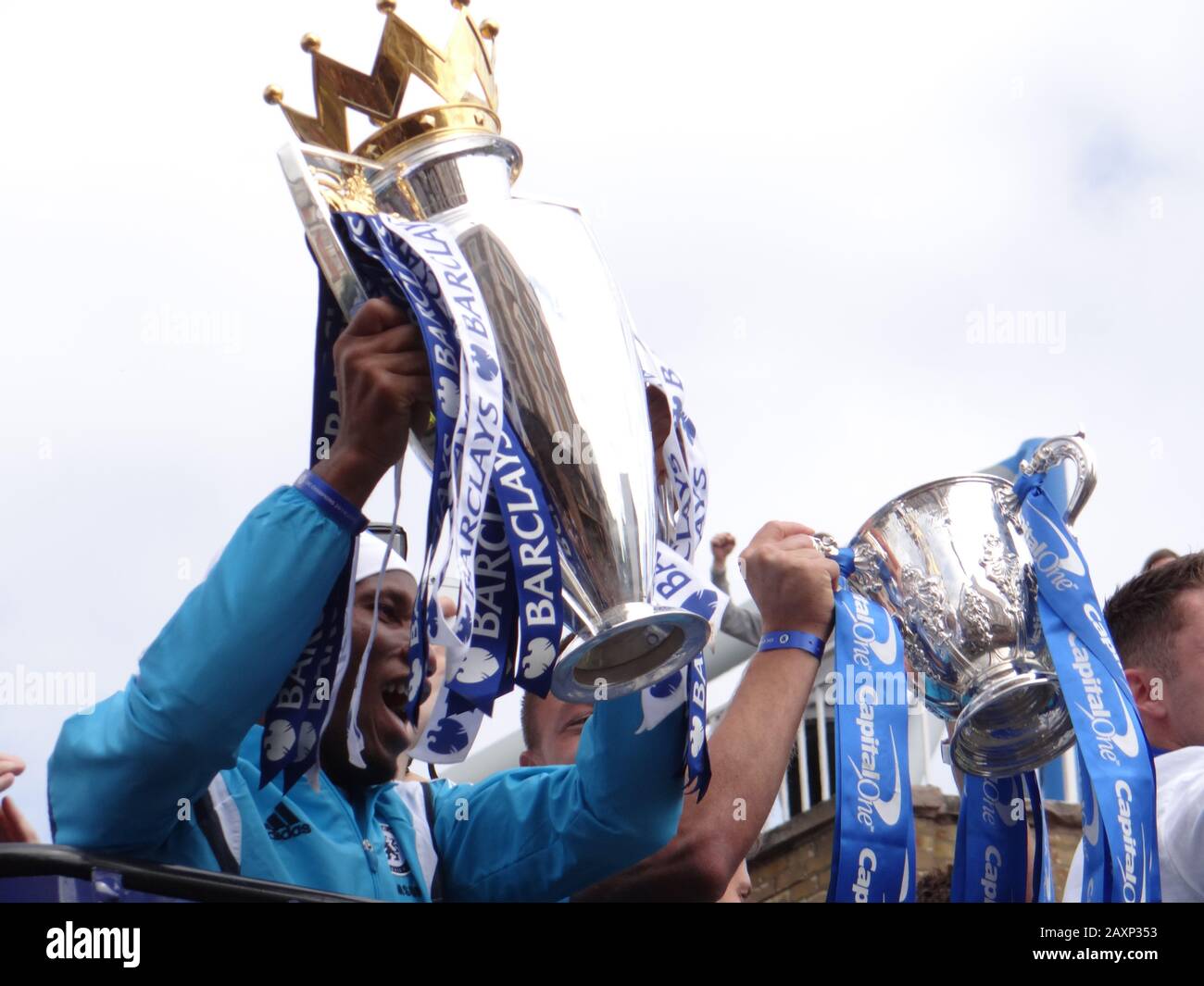 Chelsea Victory Parade - Champions 2014-2015, London Stock Photo - Alamy