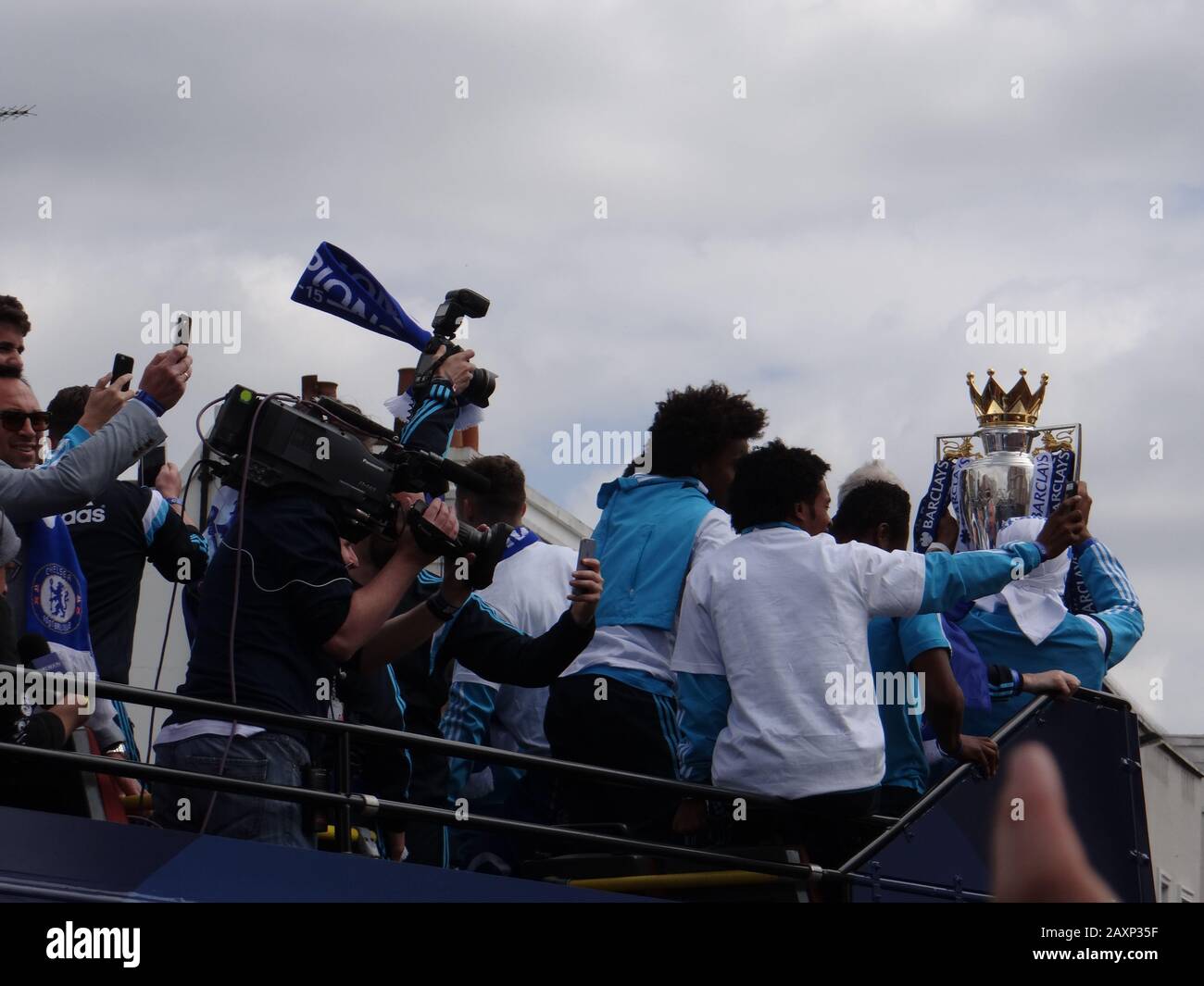 Chelsea Victory Parade - Champions 2014-2015, London Stock Photo - Alamy