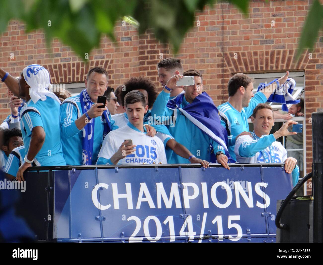 Chelsea Victory Parade - Champions 2014-2015, London Stock Photo - Alamy