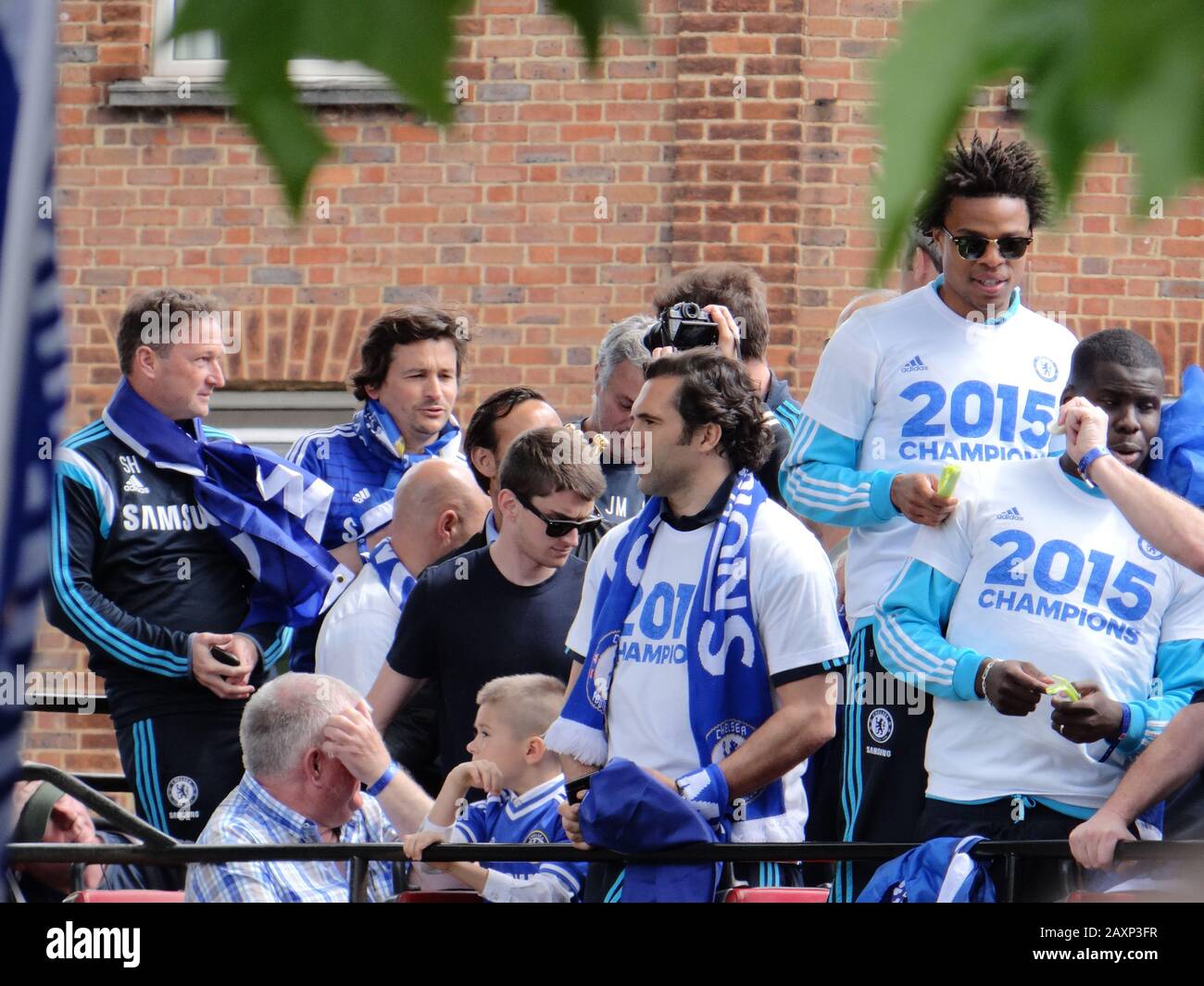 Chelsea Victory Parade - Champions 2014-2015, London Stock Photo - Alamy