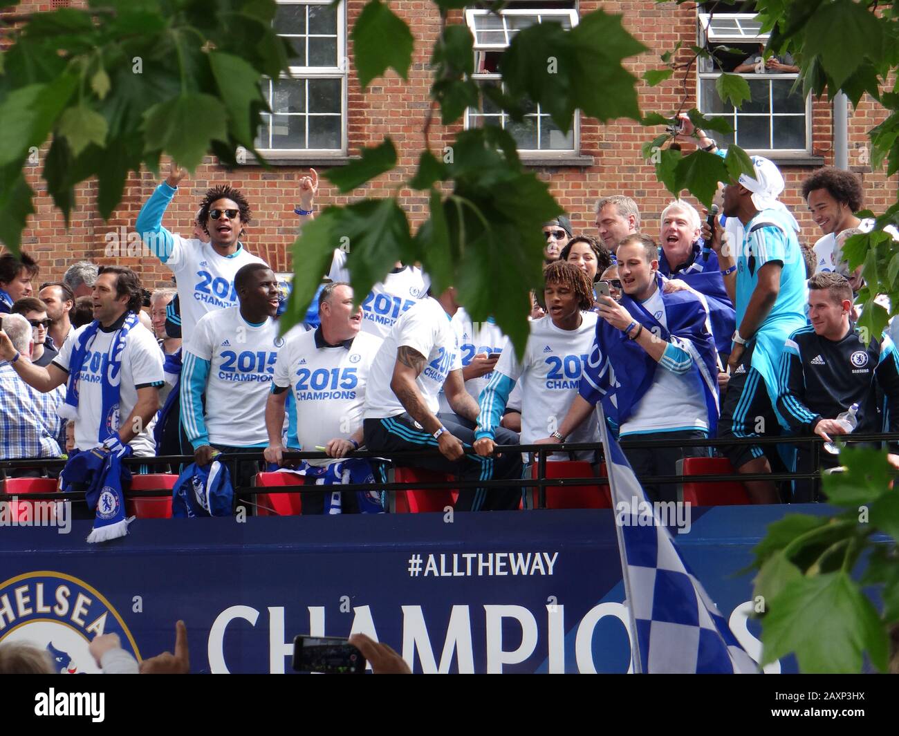 Chelsea Victory Parade - Champions 2014-2015, London Stock Photo - Alamy