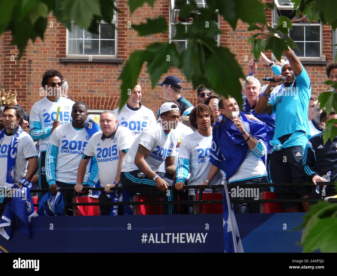 Chelsea Victory Parade - Champions 2014-2015, London Stock Photo - Alamy