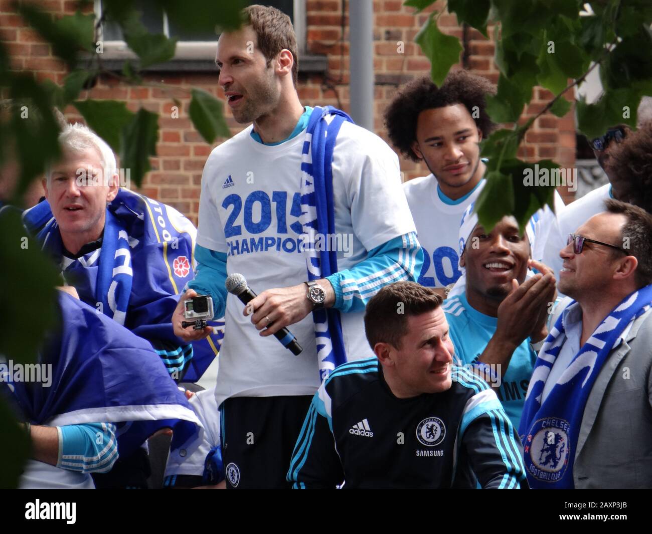 Chelsea Victory Parade - Champions 2014-2015, London Stock Photo - Alamy