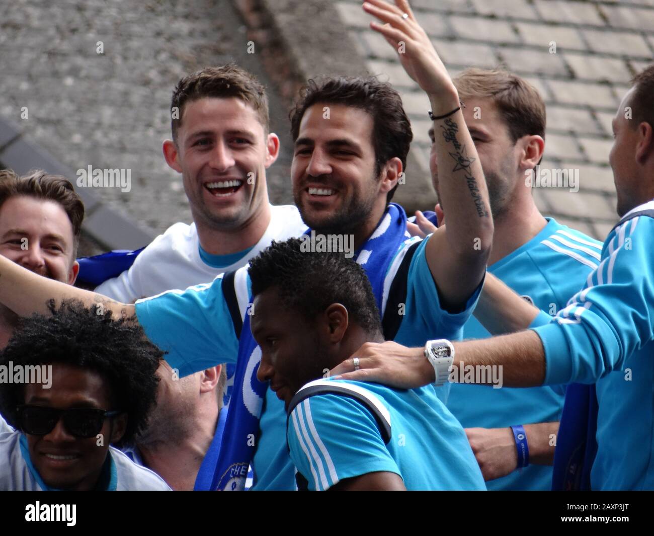 Chelsea Victory Parade - Champions 2014-2015, London Stock Photo - Alamy