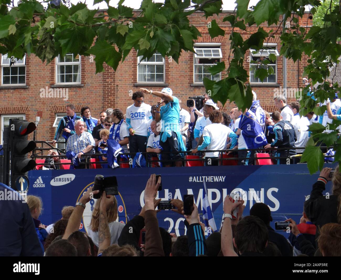 Chelsea Victory Parade - Champions 2014-2015, London Stock Photo - Alamy