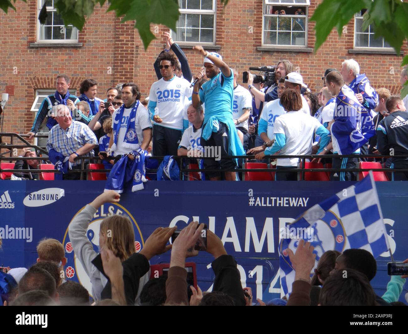 Chelsea Victory Parade - Champions 2014-2015, London Stock Photo - Alamy