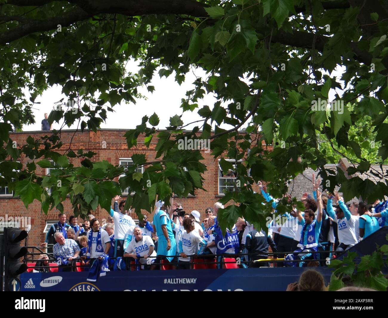Chelsea Victory Parade - Champions 2014-2015, London Stock Photo - Alamy